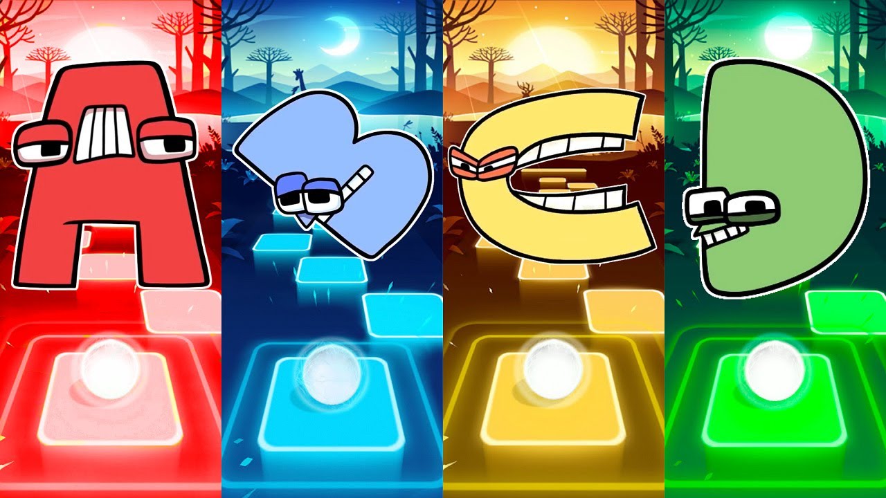 Alphabet Lore "A" vs Alphabet Lore "B" vs Alphabet Lore "C" vs Alphabet ...