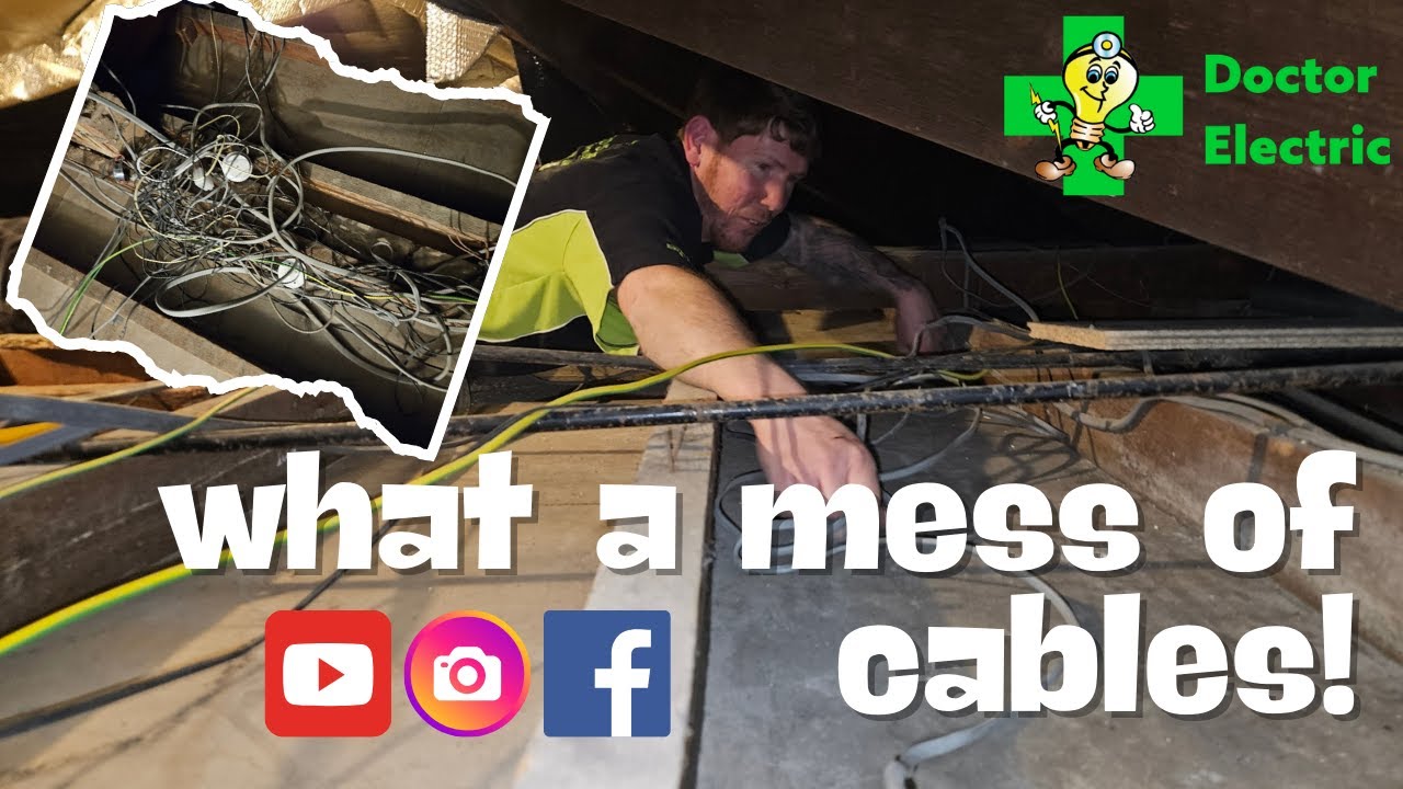 What a mess of cables! - YouTube