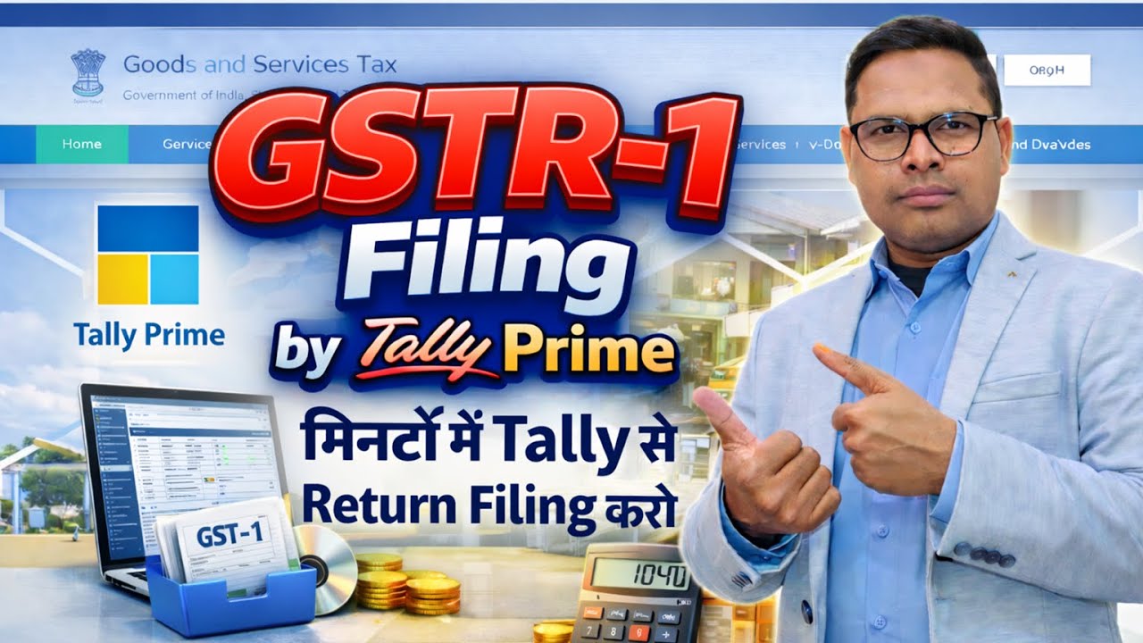 GSTR-1 Filing By Tally Prime | मिनटों में Tally से Return Filing करो ...