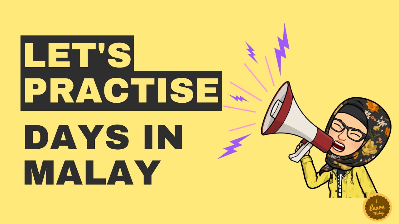 Days of the Week in Malay | Spoken Practice Lesson 📅 - YouTube