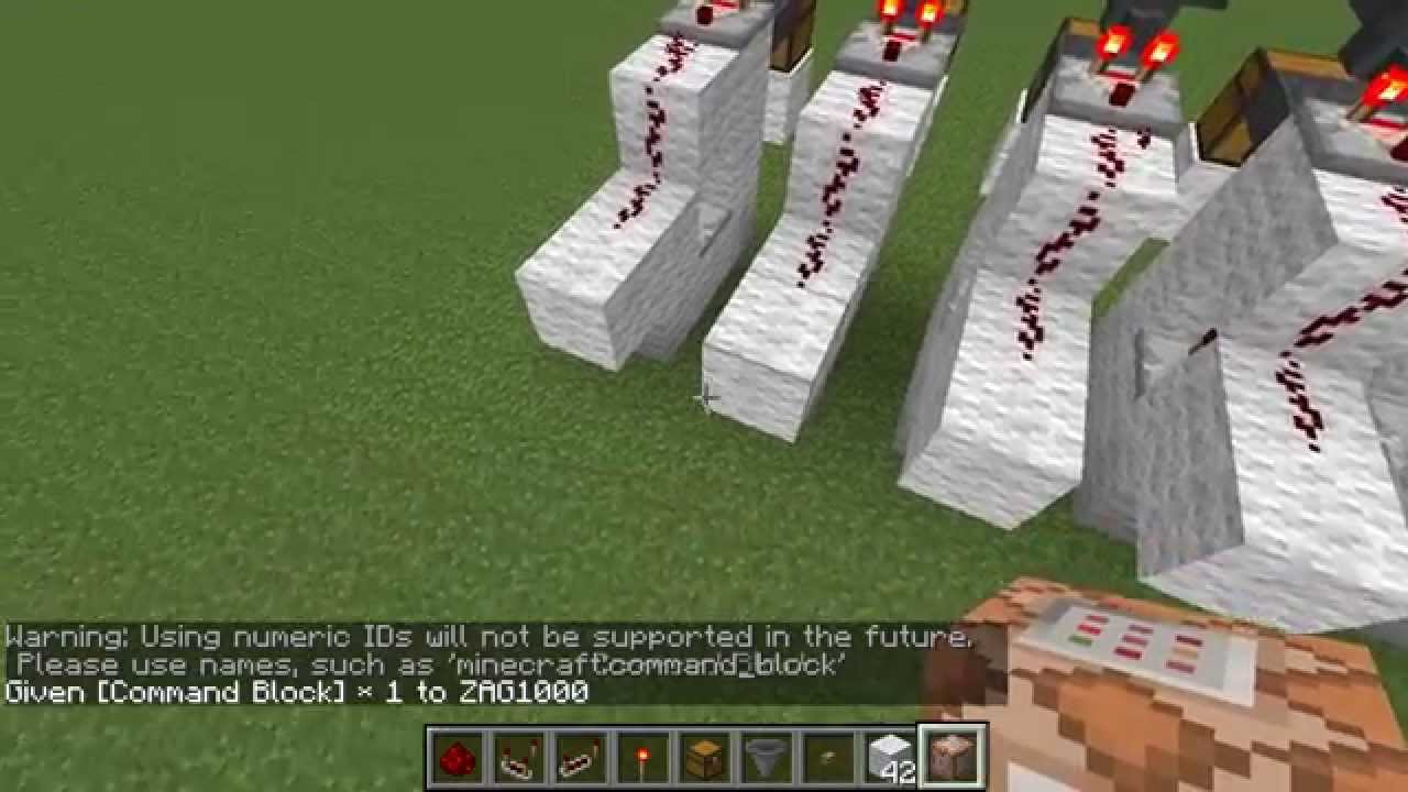 Minecraft Redstone Printer Tutorial - YouTube