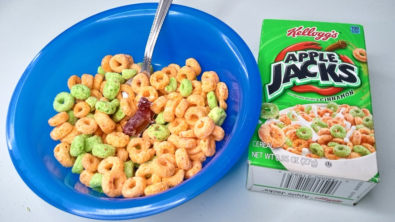 Unboxin Doxin - Kellogg's Apple Jacks Mini Box Cereal - YouTube