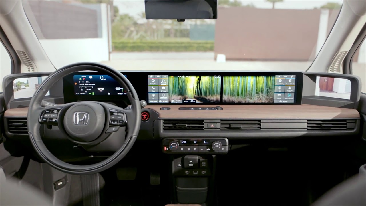 Honda e Interior Design - YouTube
