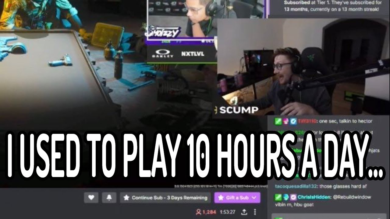 Optic Scump on Scrims Being Exhausting - YouTube