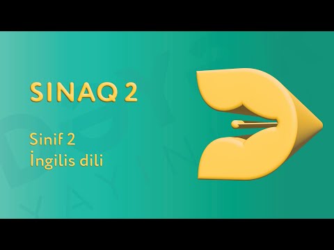İngilis dili 2-ci sinif - Sınaq 2
