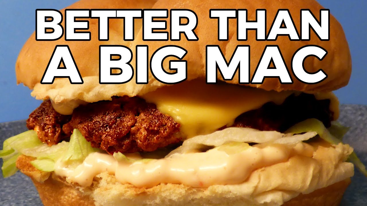 BIG MAC SAUCE? Try this Special Sauce on an ALL BEEF PATTY! - YouTube