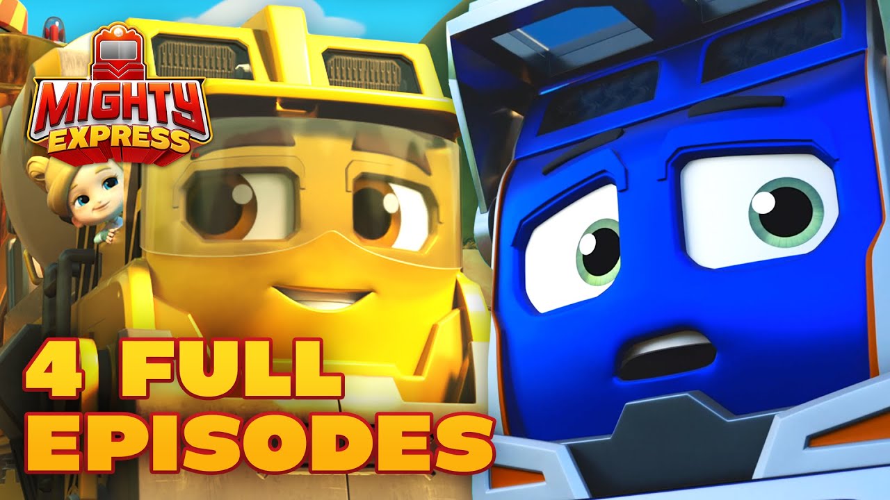 4 FULL EPISODES! 🚂 Mighty Express Season 2 🚂 - Mighty Express Official ...