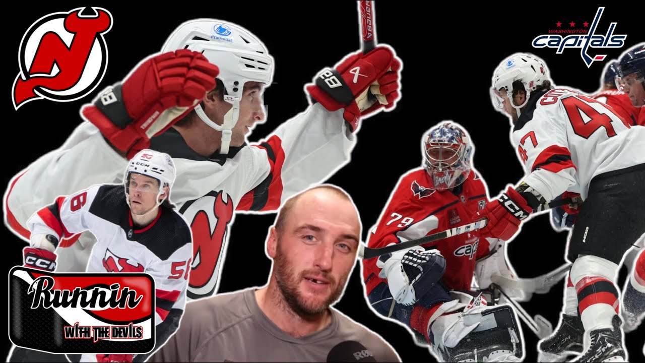 NJ Devils Beat Washington Capitals 5-3 | Cotter Haula Noesen ARE A ...