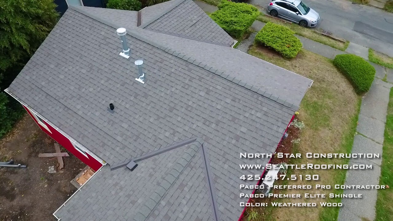 NSC - Pabco Premier Elite Shingle / Color: Weathered Wood - YouTube