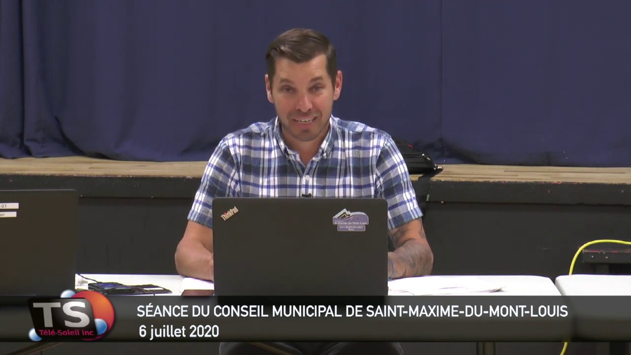 Séance du conseil municipal St-Maxime-du-Mont-Louis - 6 juillet 2020 ...