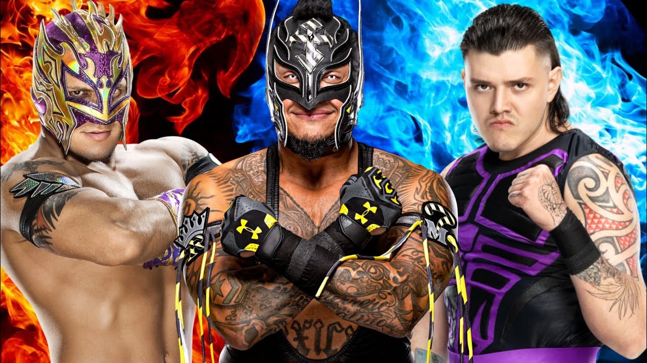 Kalisto vs Rey Mysterio vs Dominik Mysterio | High Flying Action ...