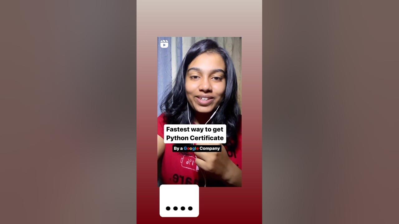 Fastest Way To Get A Python Expert Certificate Python Pythonprogramming Pythontutorial Youtube
