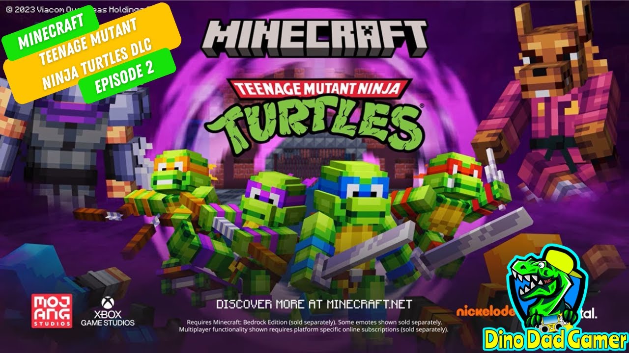 Minecraft: Teenage Mutant Ninja Turtles DLC Levels 4-6 Gameplay and ...