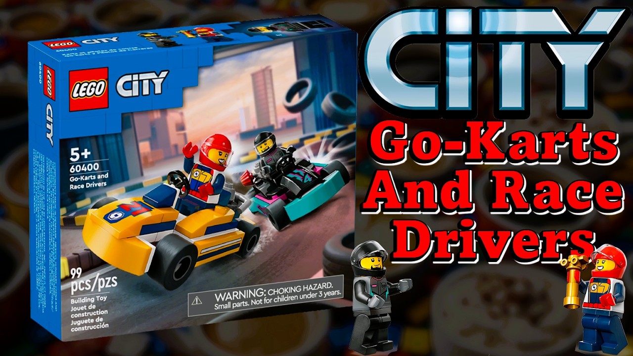 LEGO Speed Build #410 - 60400 Go Karts and Race Drivers - YouTube
