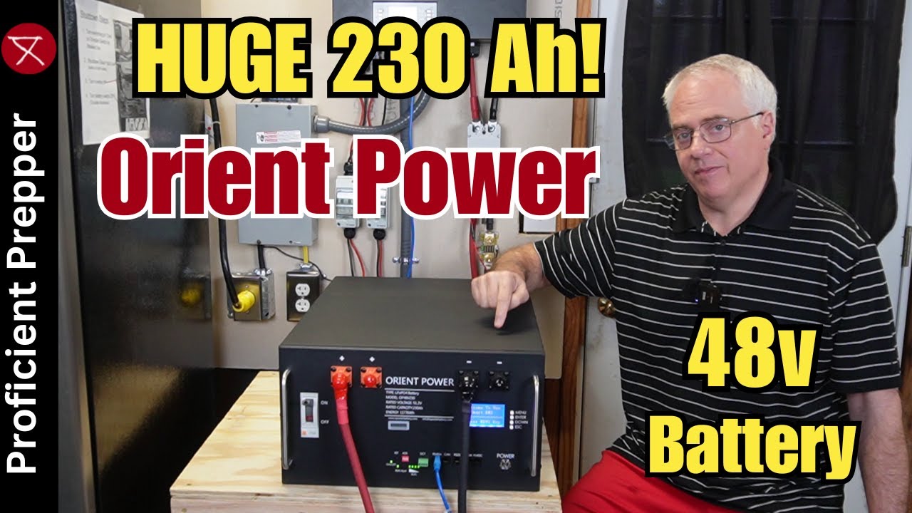 HUGE 230Ah Orient Power 48v Battery - Packs a Punch! - YouTube