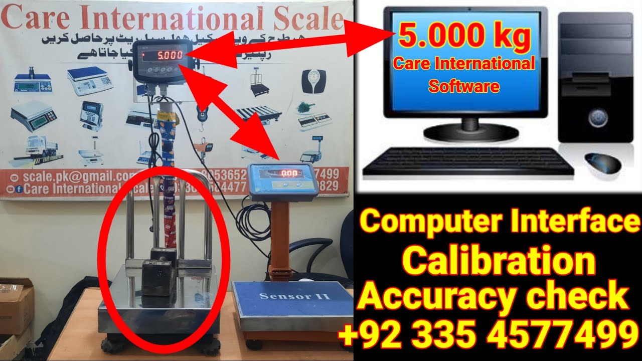 How to Connect 30kg Weighing Scale to Computer | Best weighing Scale ...