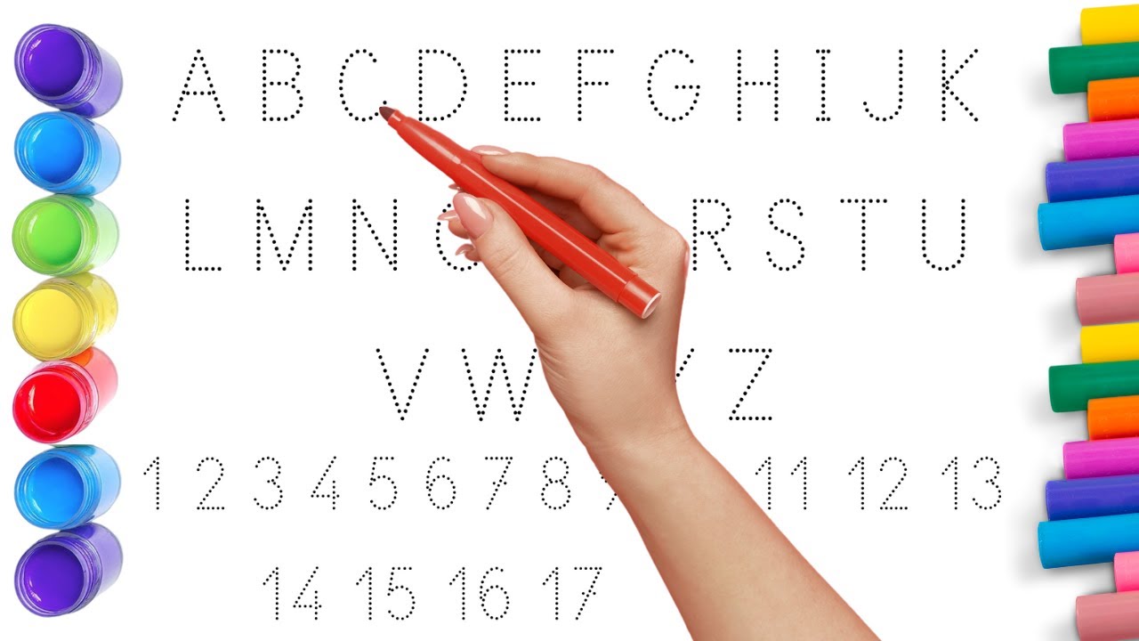 Fun and Educational : Learn English Alphabet & Numbers 1 to 17 for Kids ...