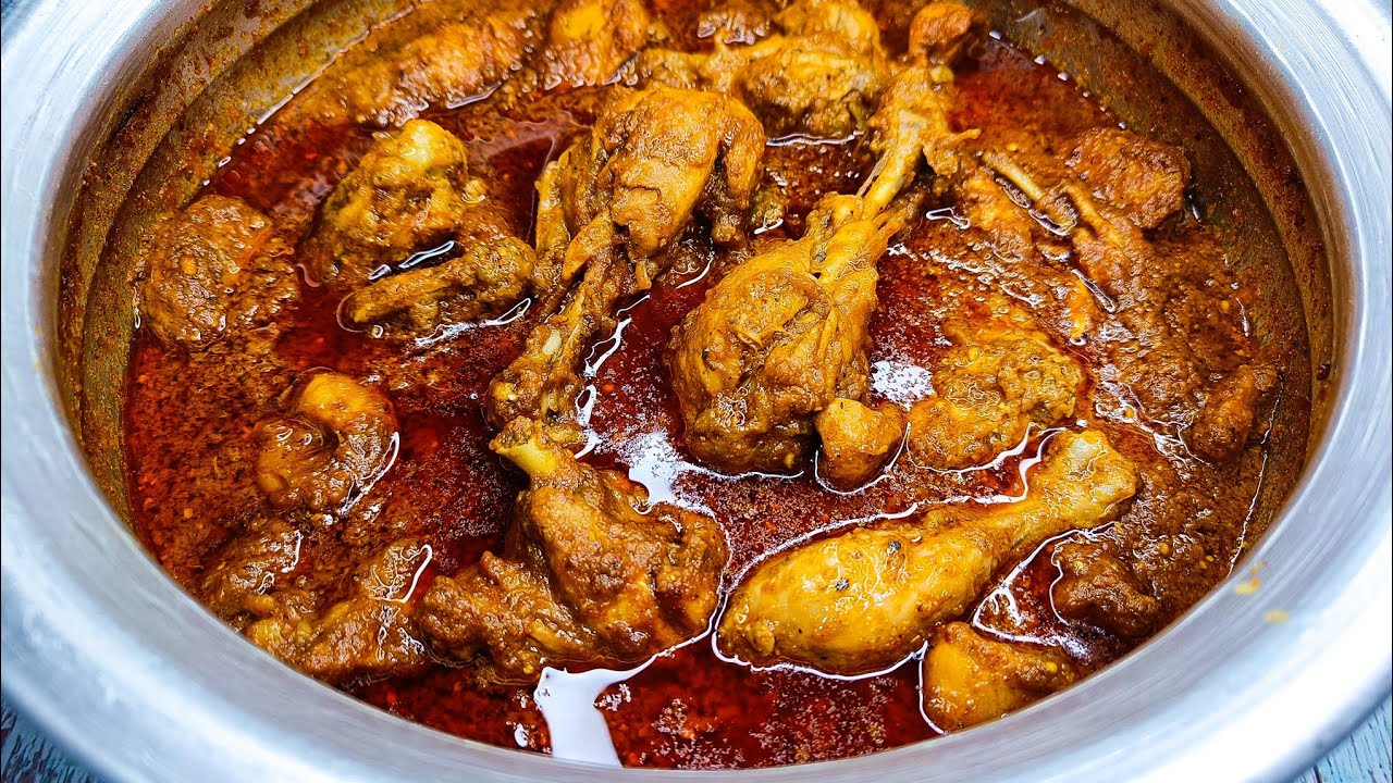 Old Delhi Famous KARIM Hotel Chicken Korma Recipe | Degi Chicken Korma ...