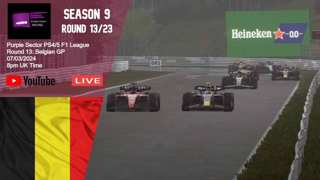 F1 23 | Purple Sector F1 League | PS4/5 | S9 - R13/23: Belgian Grand ...