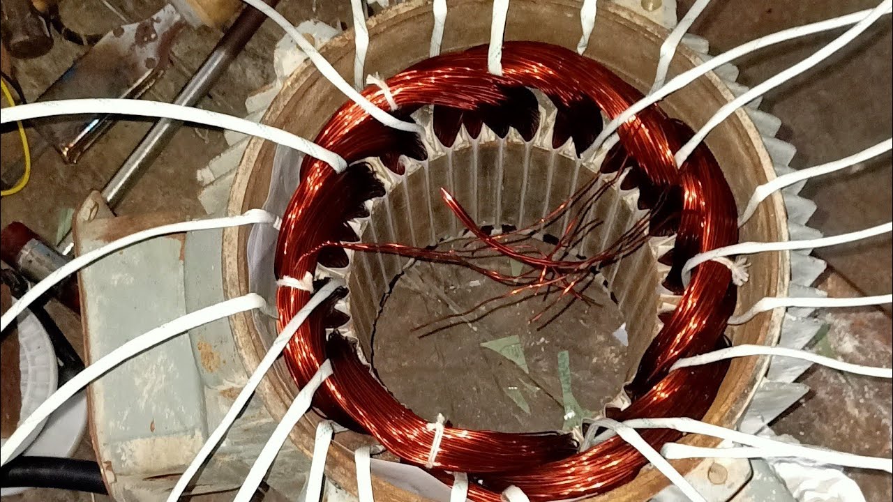 How to Make 20 HP Motor winding /full formula video/ - YouTube