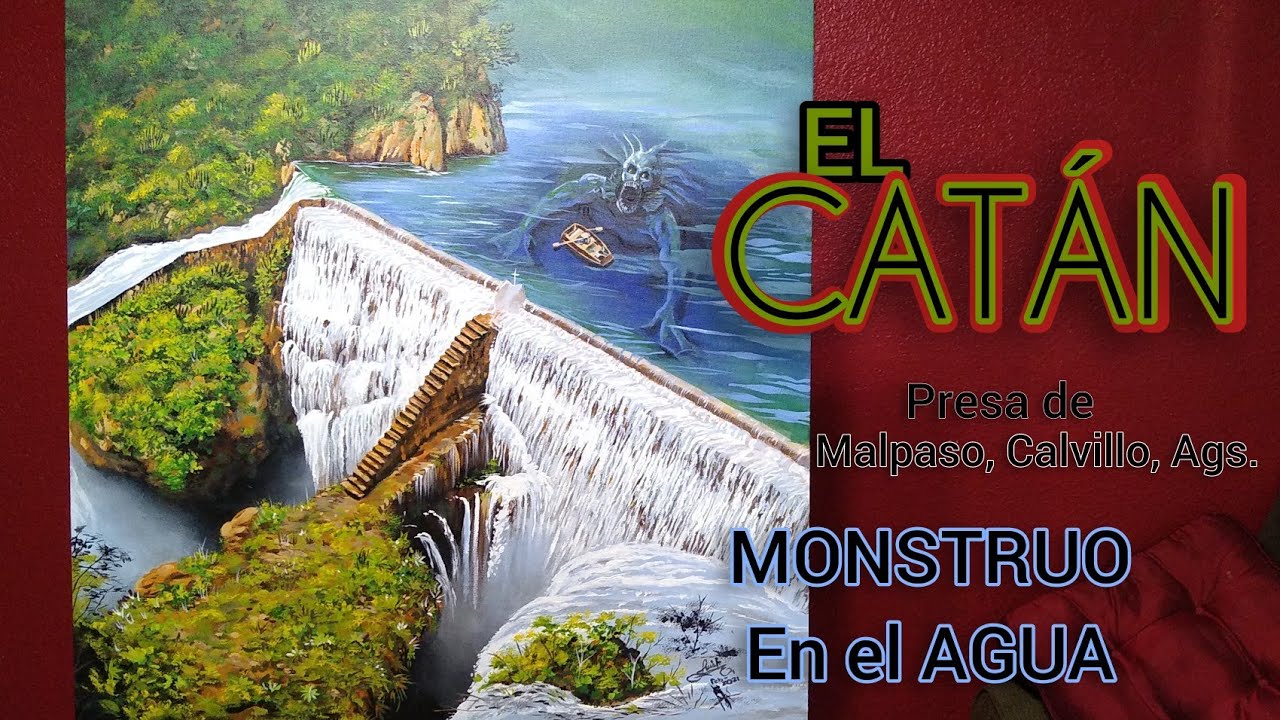 CALVILLO - MONSTRUO EN EL AGUA - Horror TERROR TIME-LAPSE / Murals By ...