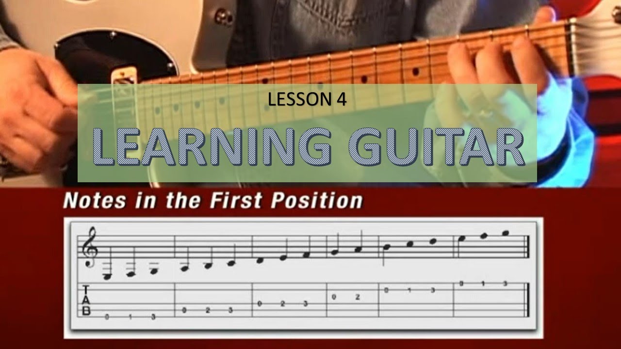 LEARNING GUITAR: Lesson 4 - YouTube