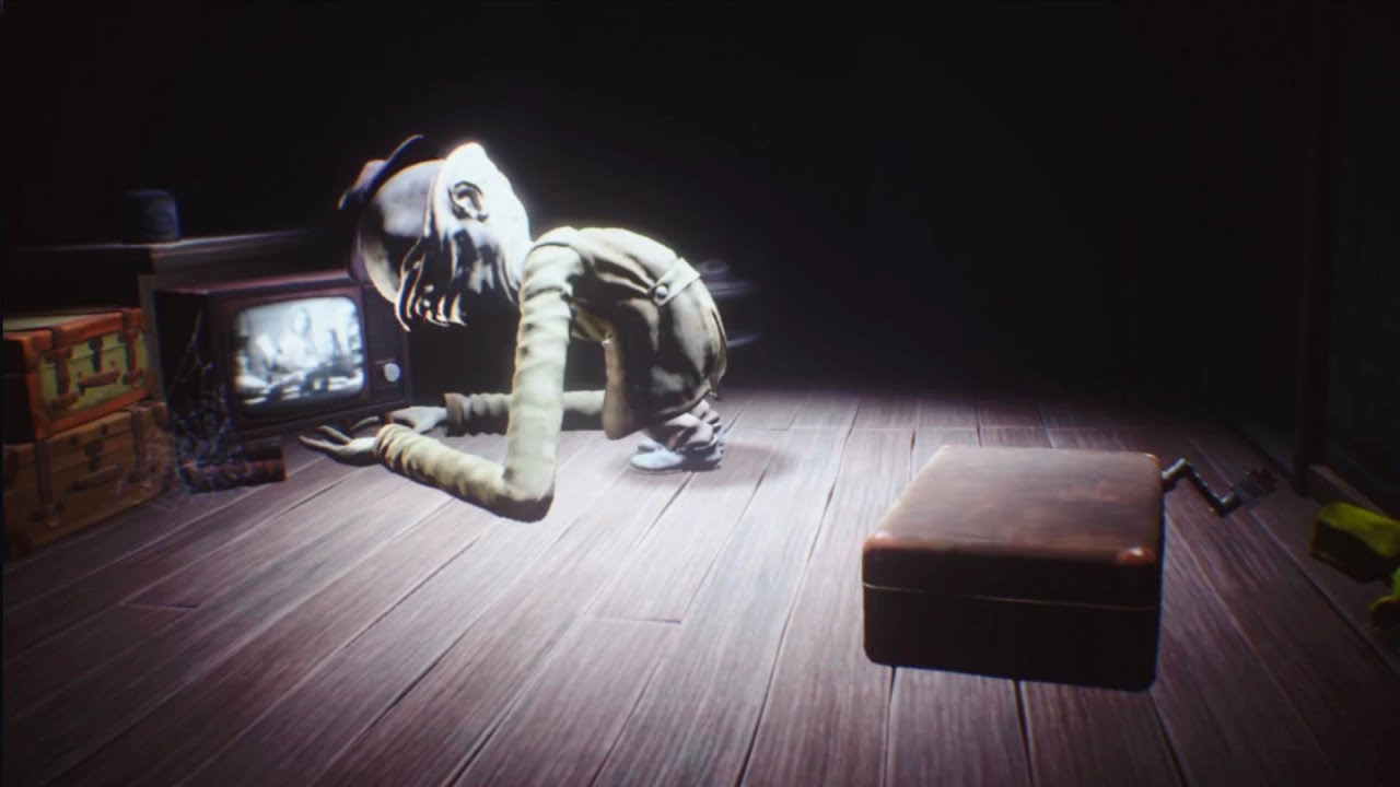 The Janitor [Long Arm Dude] All Scene from Little Nightmares. - YouTube