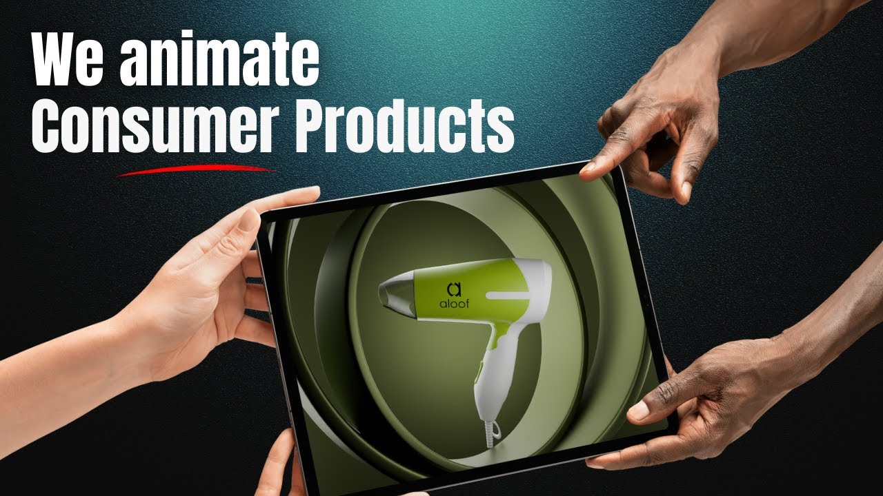 Aloof Hair Dryer 3D Animation In Blender #6 | Feature Packed Product ...