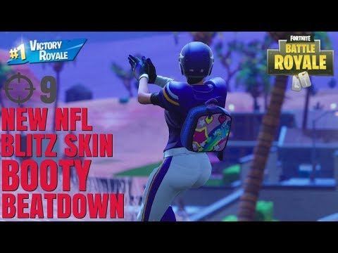 New NFL Blitz Skin Gameplay Fortnite BR - YouTube