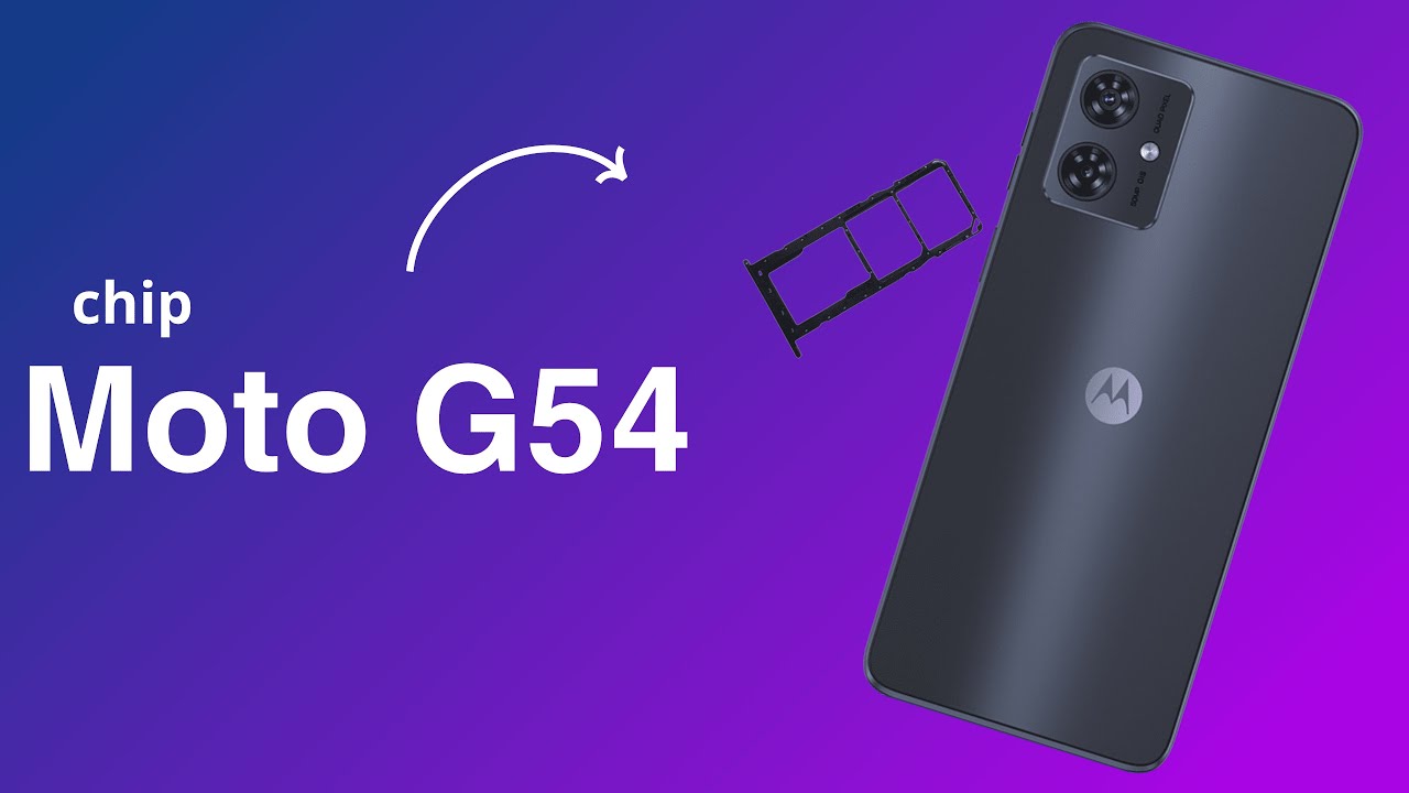 Como Colocar Chip e Cartão SD no Moto G54 (Chip Físico e Virtual) - YouTube