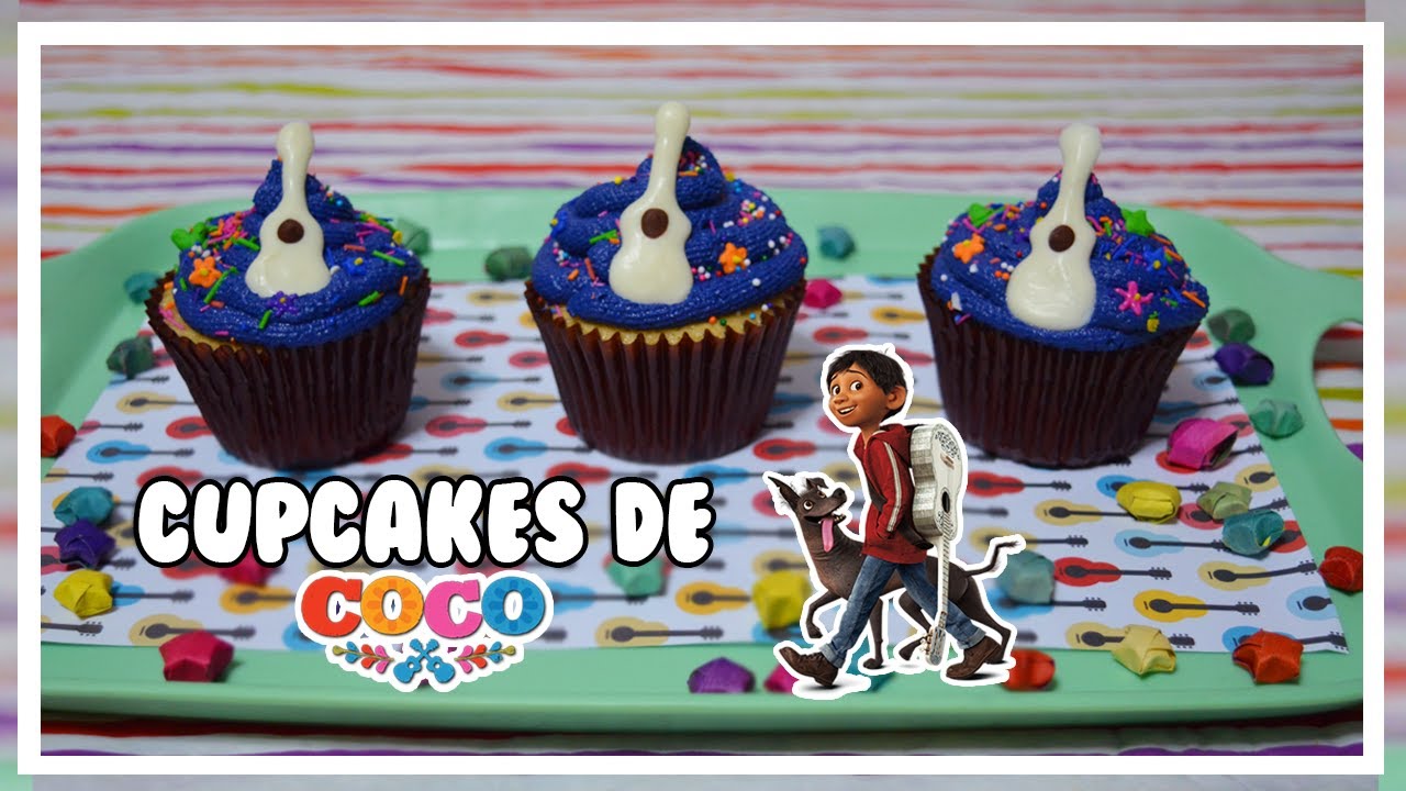 Cupcakes de Coco de la película Coco de Pixar! | Nom Nom - YouTube