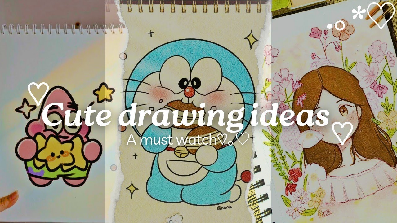 🎀 Cute drawing ideas 🎧 🤍+Cute Fonts♡+Little QNA♡ ｡⁠*|♡CRYSTALSHINE ...
