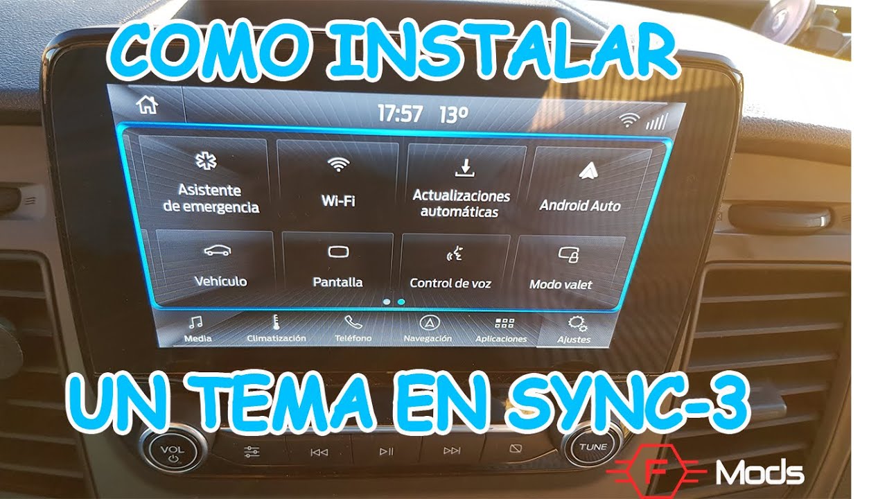 Instalar un tema F Mods en Sync 3 - YouTube