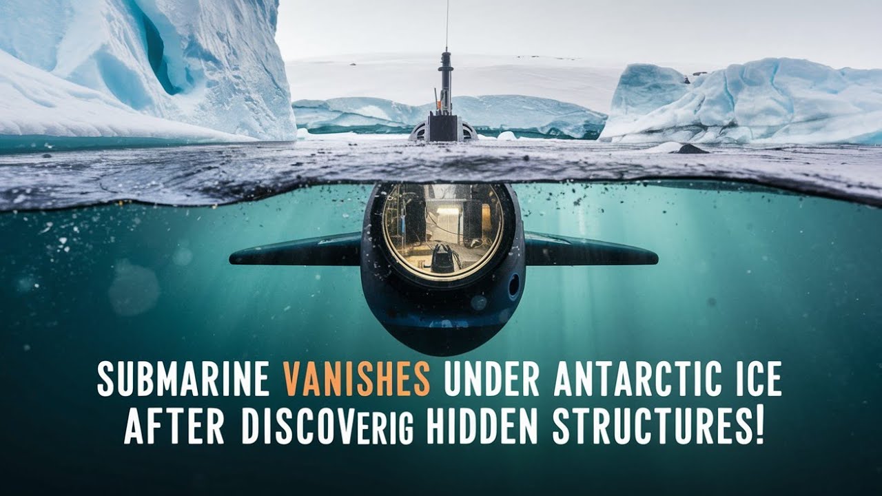 Submarine Vanishes Under Antarctic Ice After Discovering Hidden ...