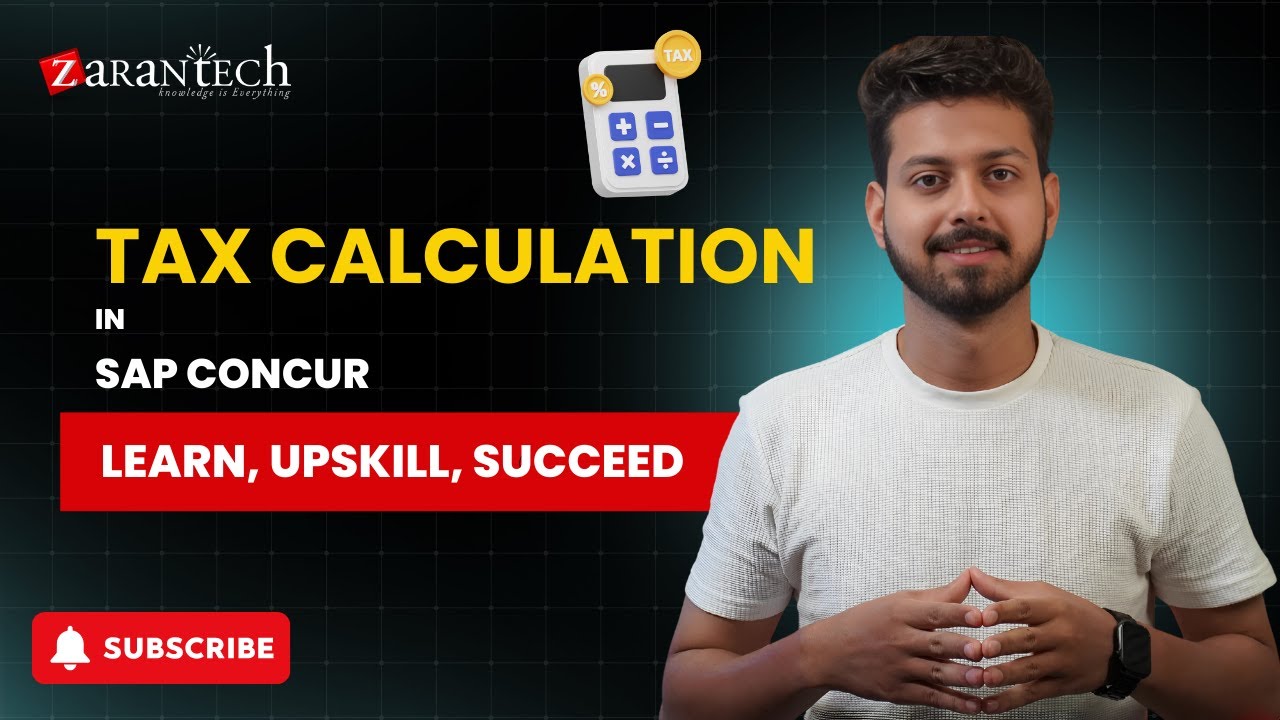Tax Calculation in SAP Concur | ZaranTech - YouTube