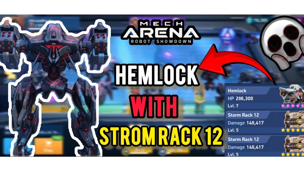 Hemlock With Strom Rack 12 , Mech Arena - YouTube