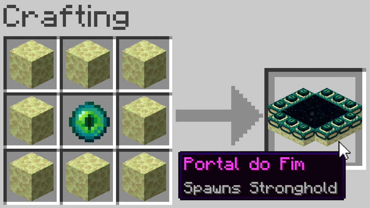 MINECRAFT, MAS PODEMOS FAZER O CRAFTING DE QUALQUER ESTRUTURA! - YouTube