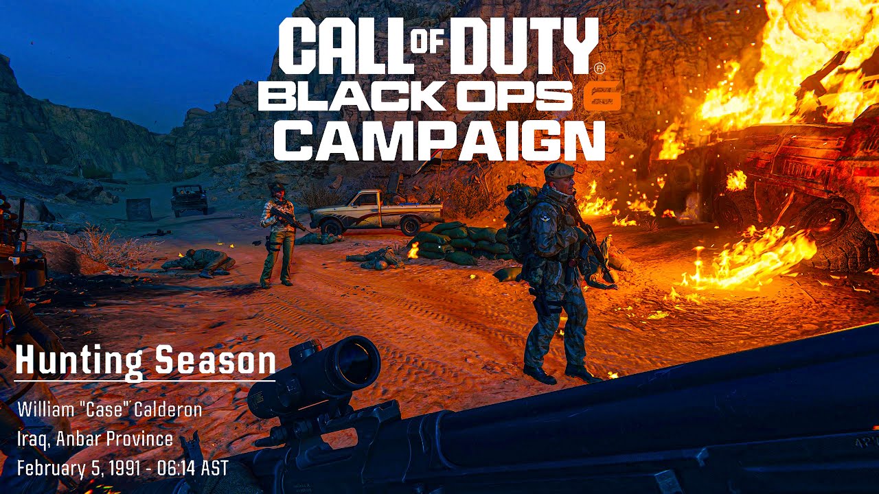 CALL OF DUTY BLACK OPS 6 Gameplay Walkthrough Part 5 Hunting Season ...
