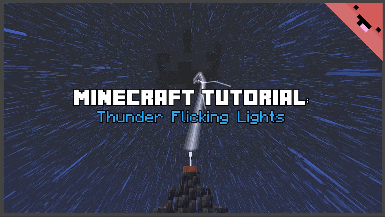 Minecraft Thunder Flickering Light (Simple Tutorial) - YouTube