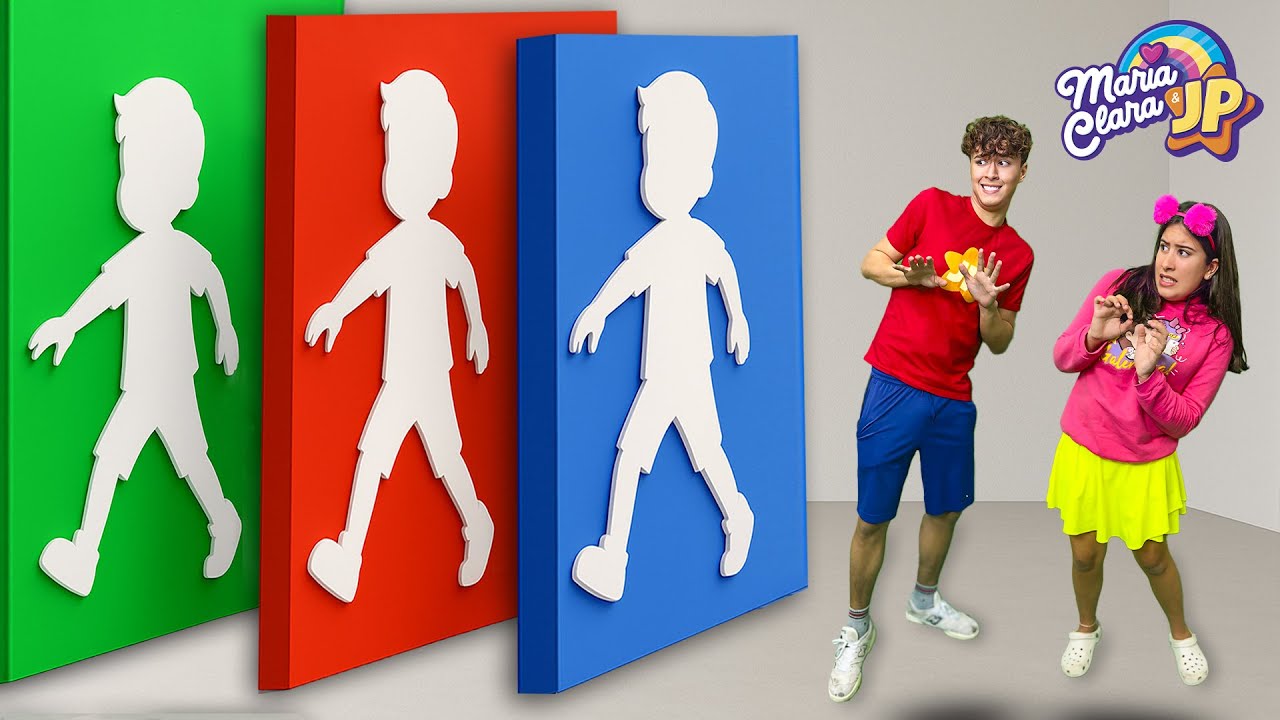 Maria Clara e JP tentam escapar do quarto de desafios - YouTube