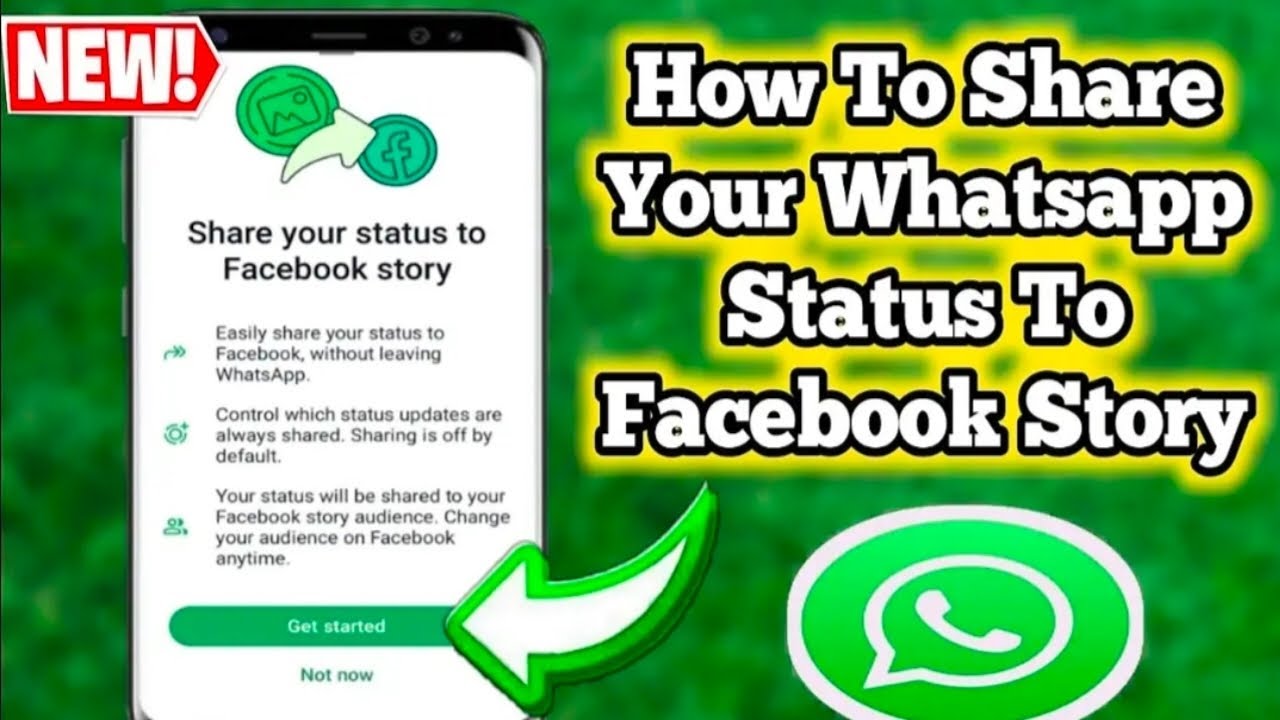 How To Share Your WhatsApp Status To Facebook Story | Share WhatsApp ...