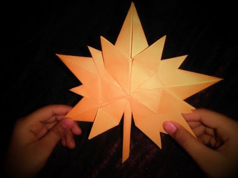 How to make AUTUMN LEAF🍁🍁 | Easy DIY Paper Craft. - YouTube