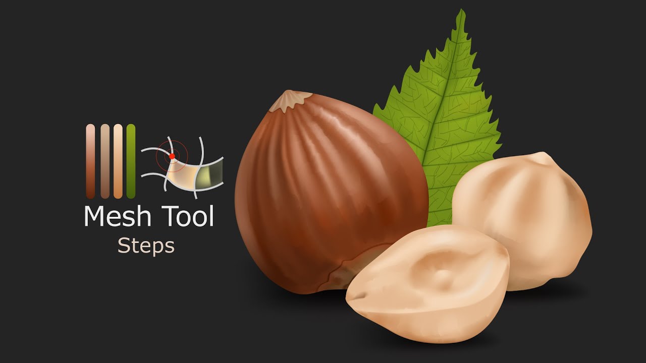 Hazelnut Tutorial In Adobe Illustrator For Beginners Using Gradient hazelnut-tutorial-in-adobe-illustrator-for-beginners-using-gradient