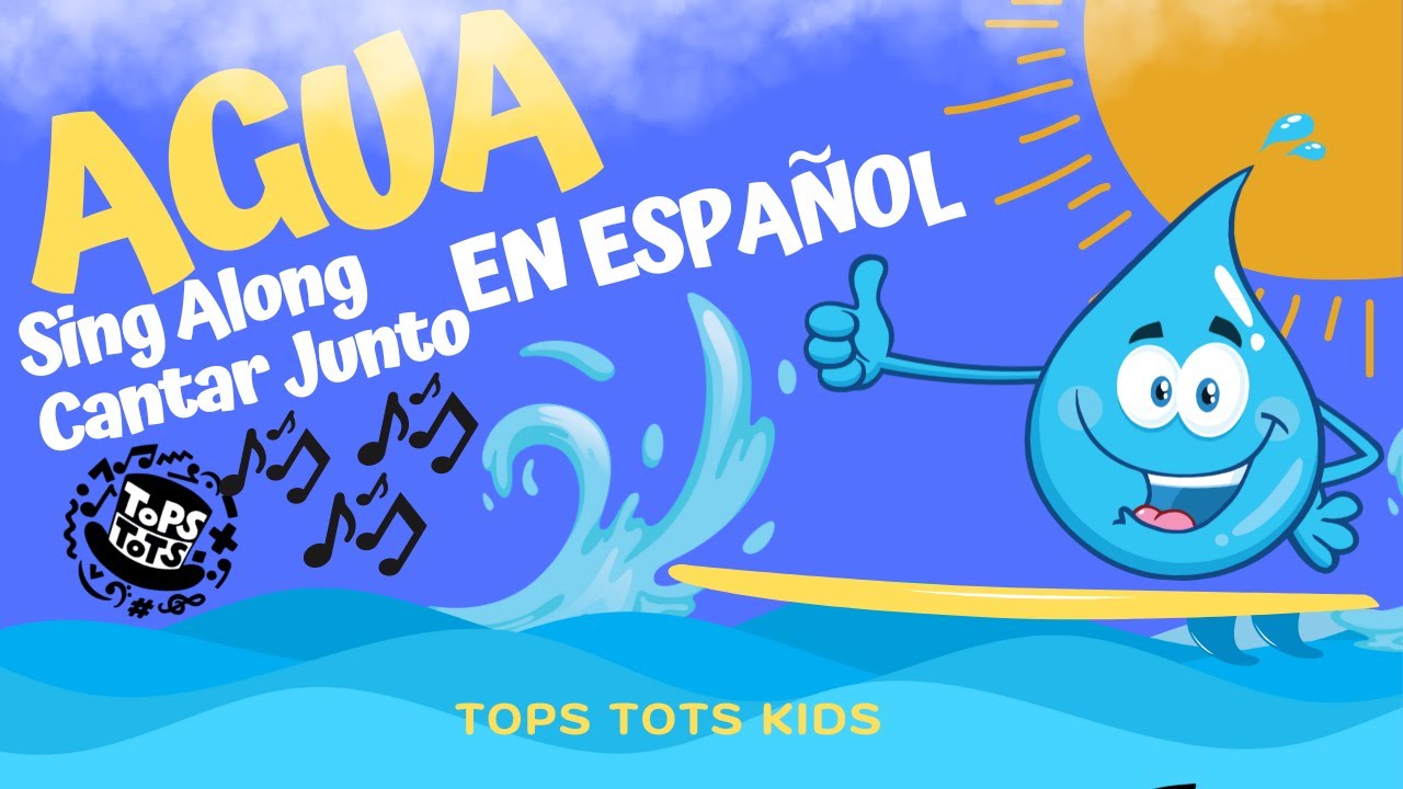 Water Sing Along En Espanol l Canción de aqua l Kid Nursery Rhymes l ...