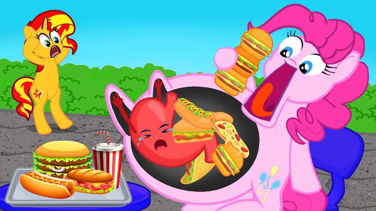What Happens to Pinkie Pie's Stomach? - My Little Pony | Stop Motion ...