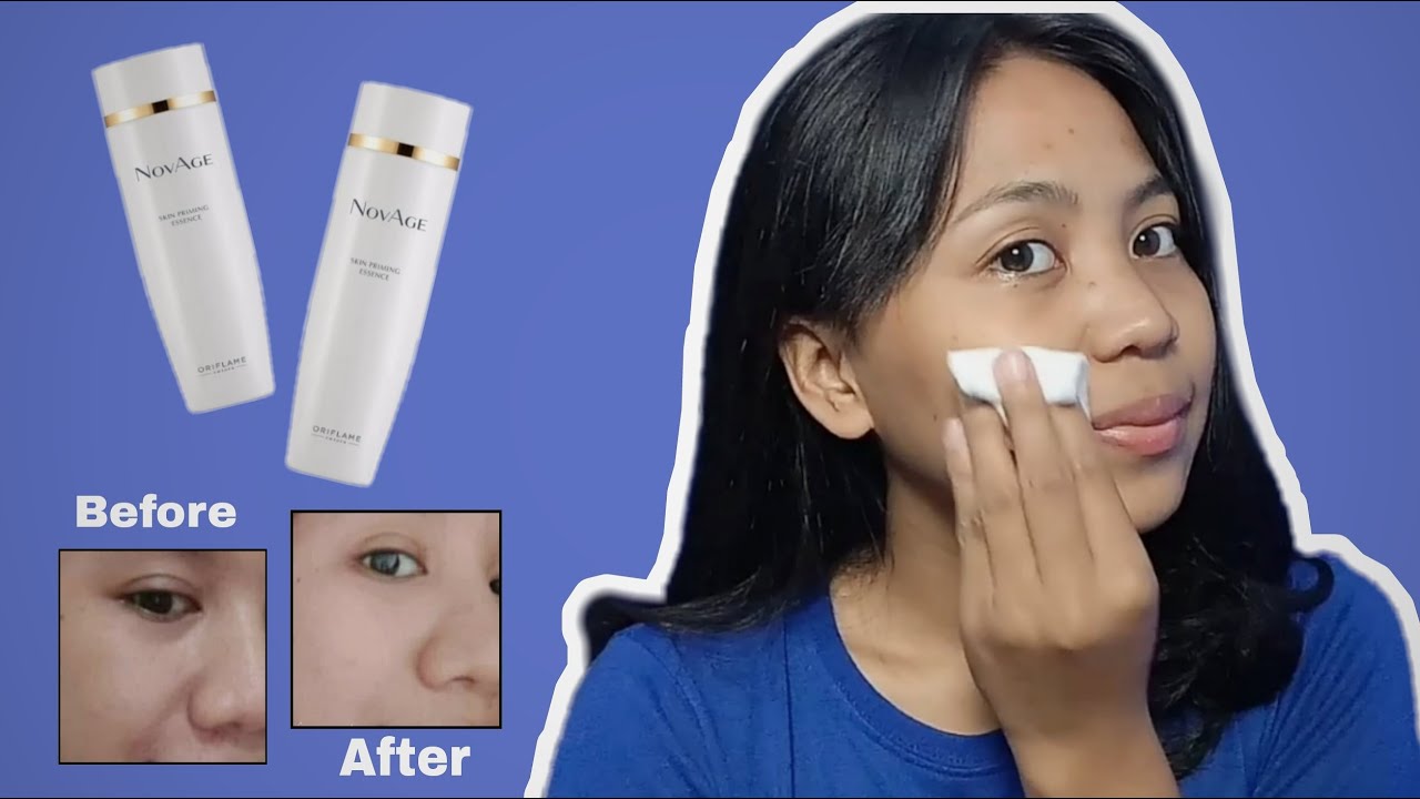 NOVAGE SKIN PRIMING ESSENCE ORIFLAME REVIEW - YouTube