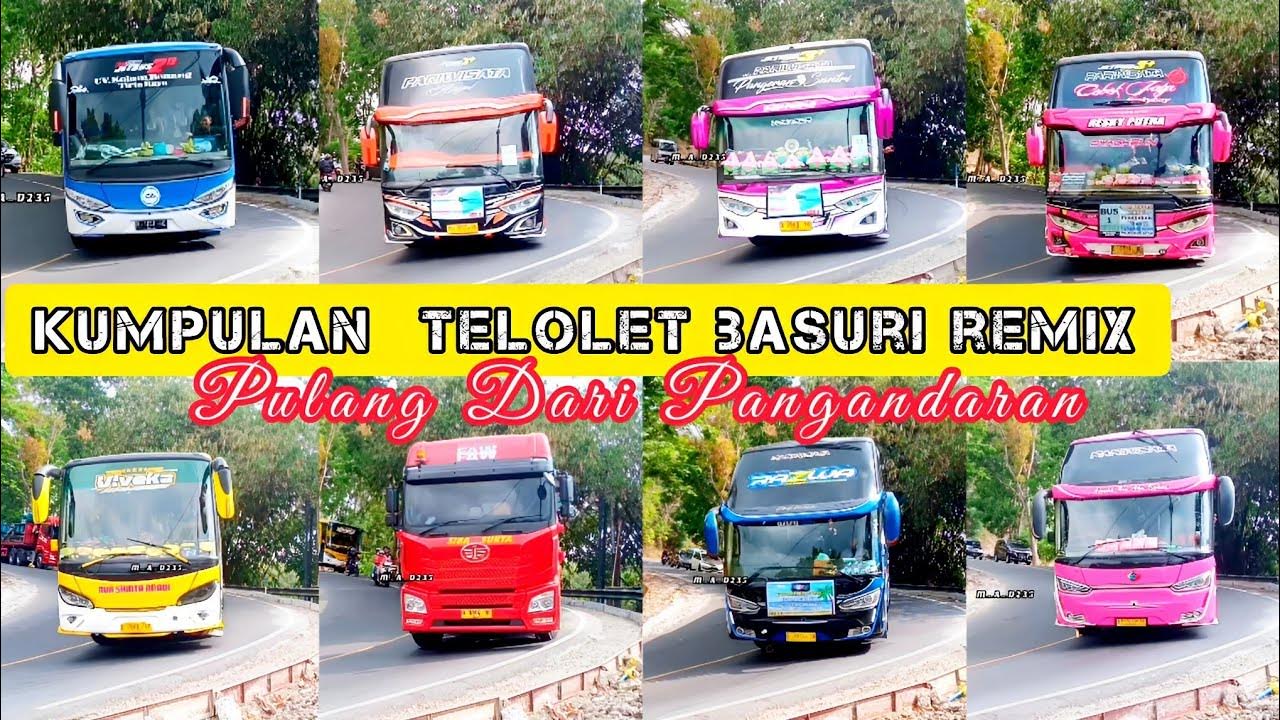 BUS TELOLET BASURI || TKM UTAMA ,bus parawisata ,tanjakan tepung kanjut - YouTube