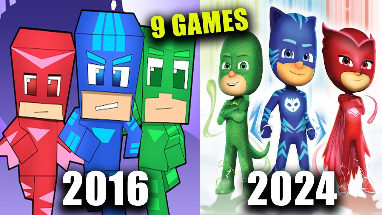 Evolution of PJ Masks - PJ Masks: Moonlight Heroes - PJ Masks Power ...