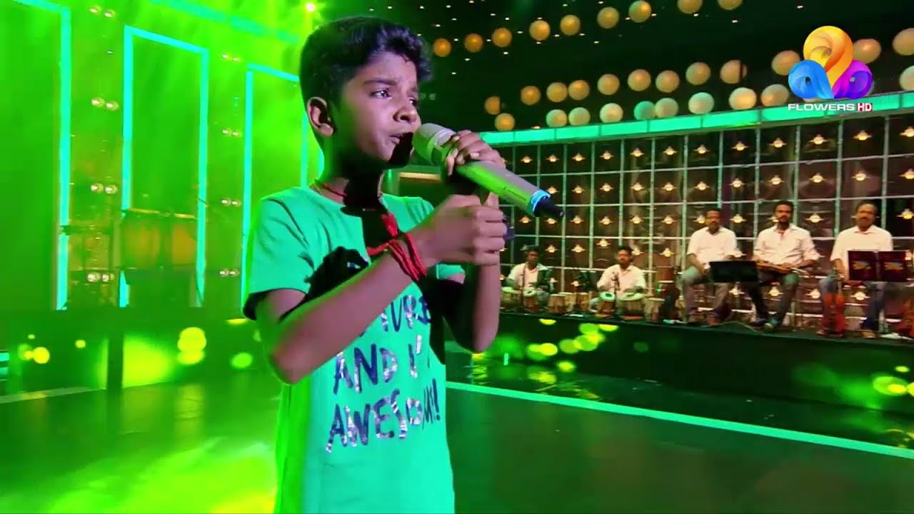 ADITHYAN TOP SINGER: സാമ്യമകന്നൊരു ഉദ്ധ്യാനമേ - YouTube