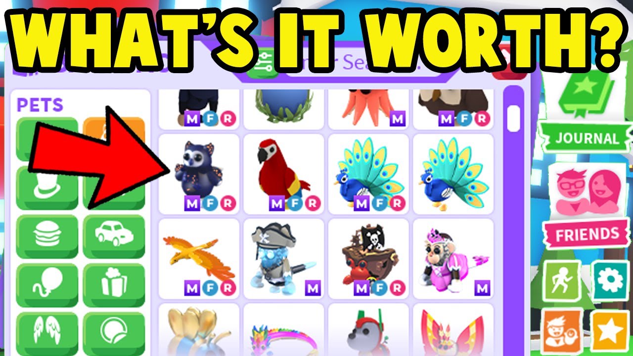 Revealing my $___ Adopt Me Inventory.. - YouTube